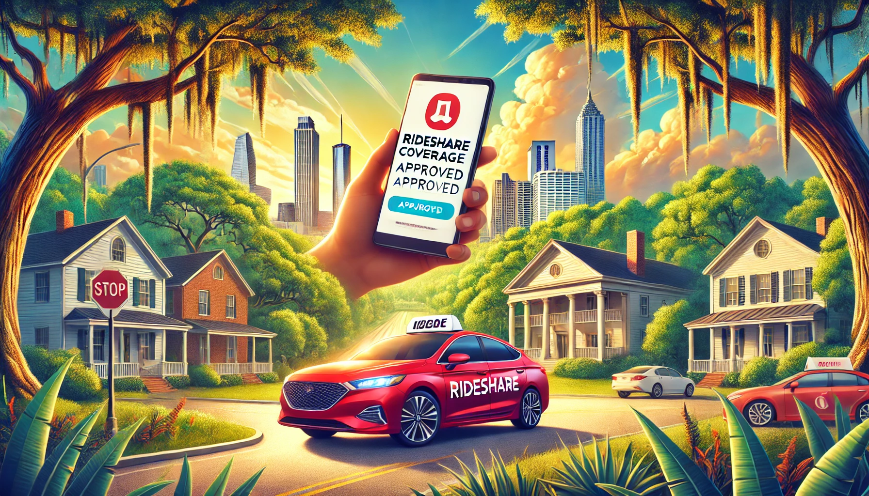 rideshare insurance Georgia - 2026 uber lyft Veyo doordash