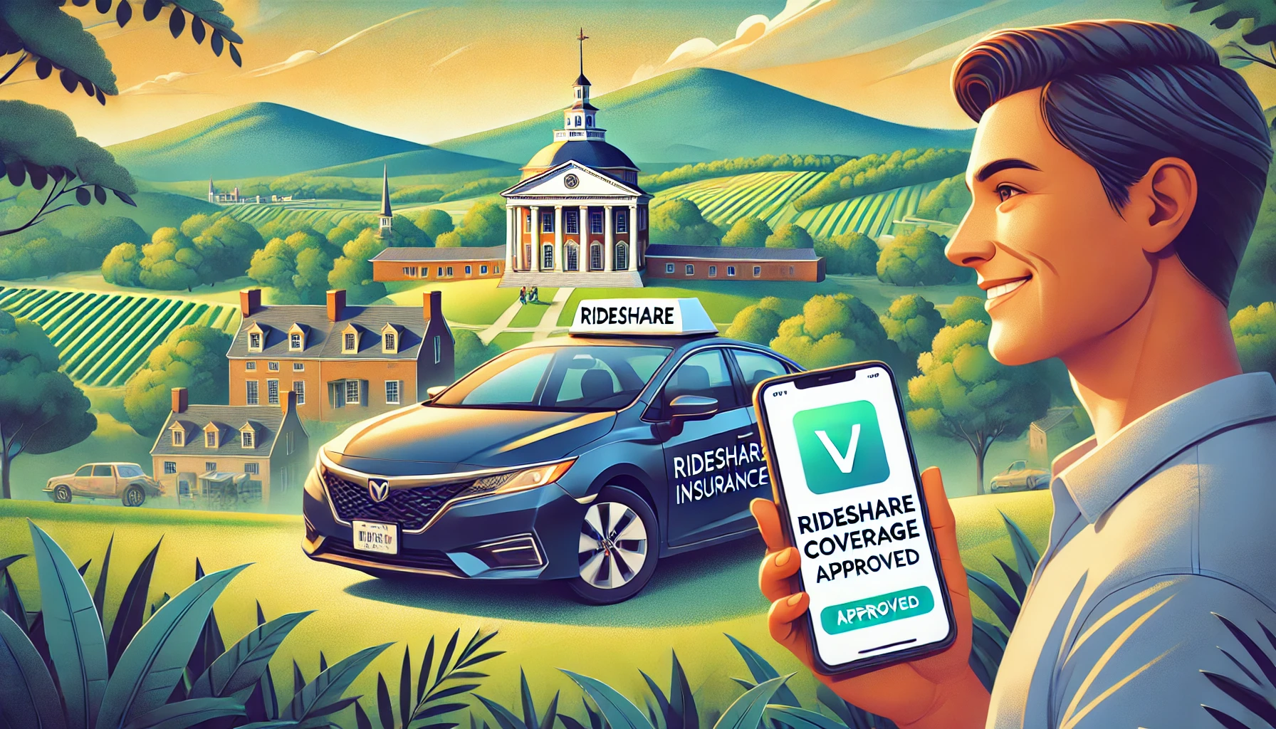 rideshare insurance Virginia - 2026 uber lyft Veyo doordash