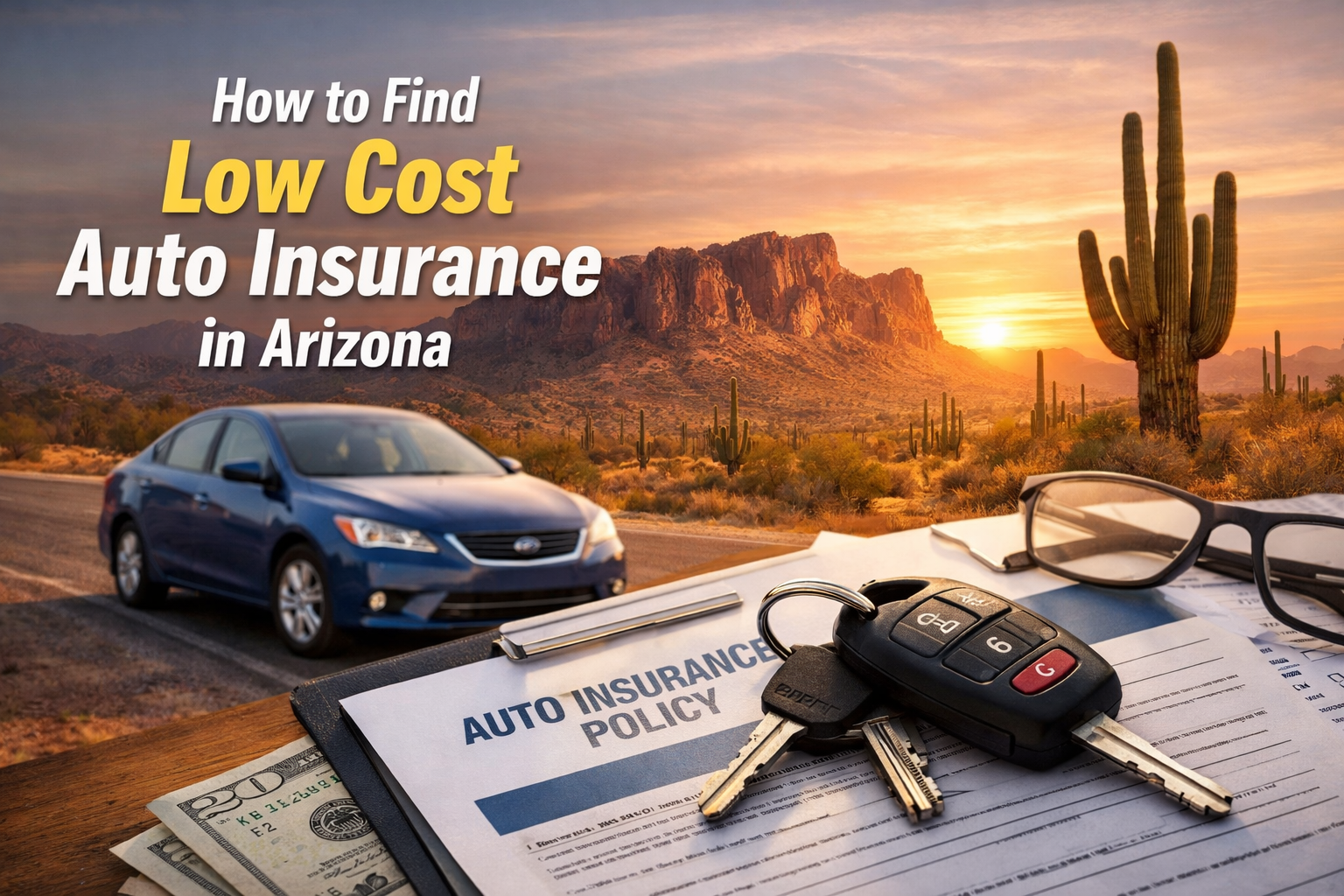 How to Find Low Cost Auto Insurance in Arizona - 2026